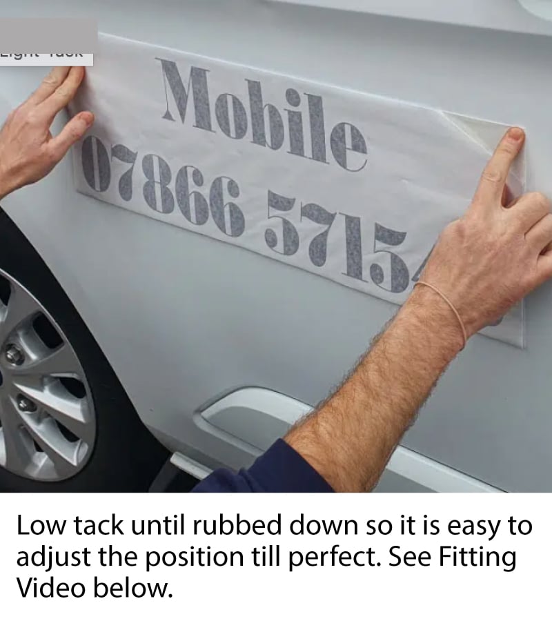 Graphics for Ford Transit Custom > The SignBuilder