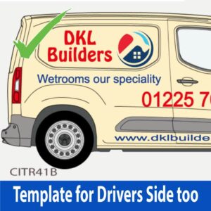 Graphics for Citroen Dispatch. > The SignBuilder