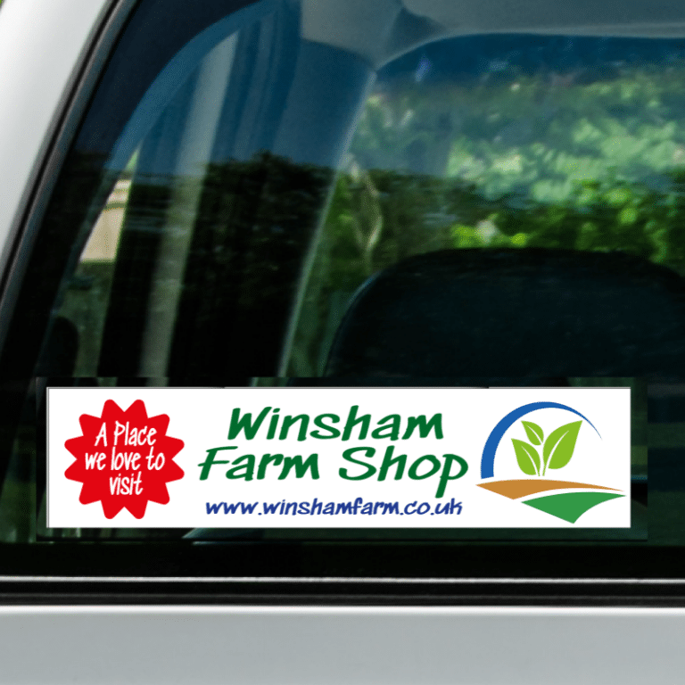 Back Window Stickers - Packs of 20