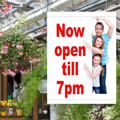 Premium Hanging Banners - Single sided (A) - The SignBuilder