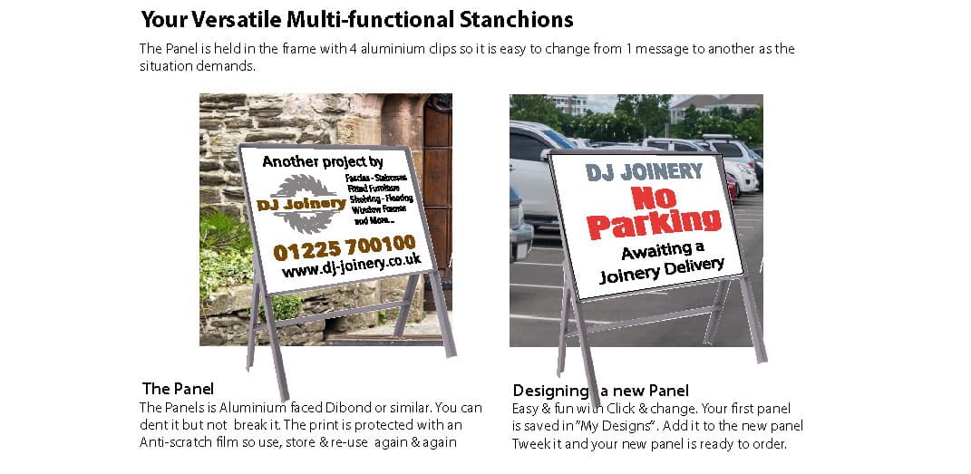 750x750 Faced Stanchion Range