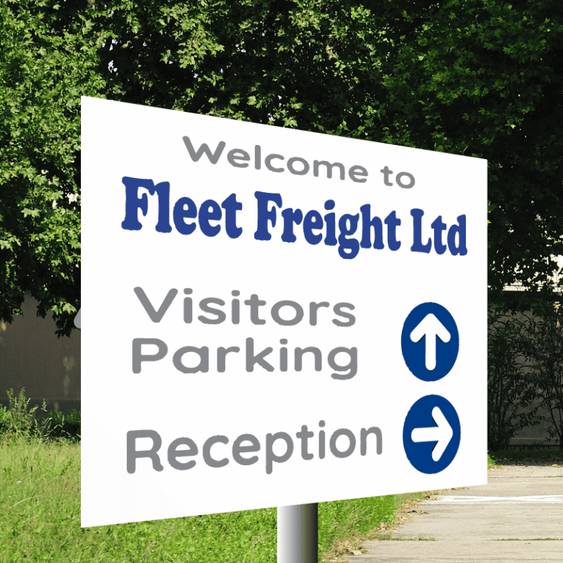 Quick Directional Signs Site Boards & Banners