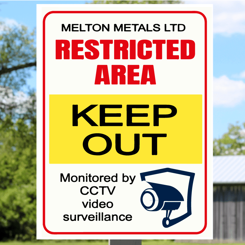 CCTV Signs > The SignBuilder