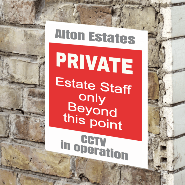 Design Online - Private Property Signs...