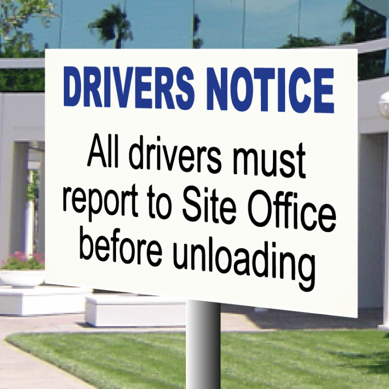 Fit-to-Pole Aluminium Faced Sign Panel The SignBuilder