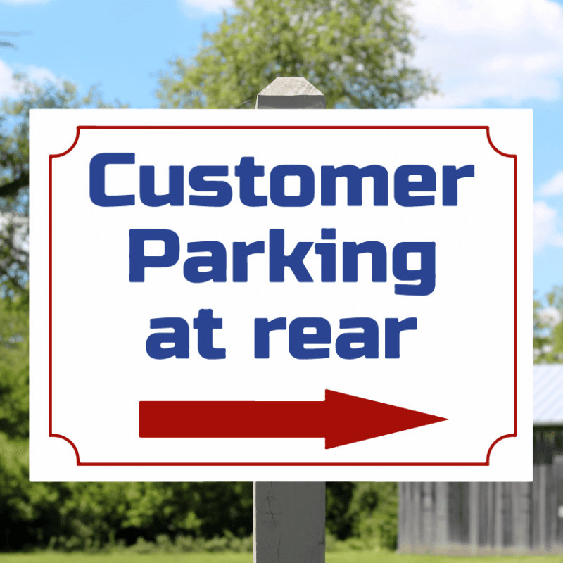 Directional Signage - Multiple Product options