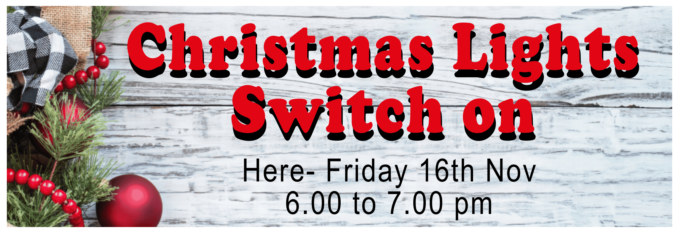 Christmas Event Banner CE1 - 4 message options > The SignBuilder