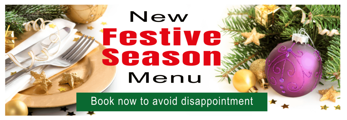 Christmas Menu Banner CM1 - 4 message options