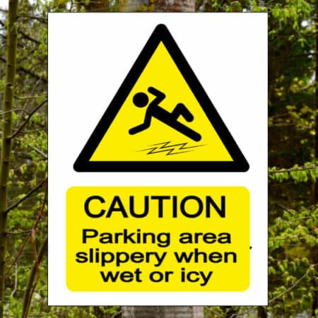 Quick Walking Hazard Signs
