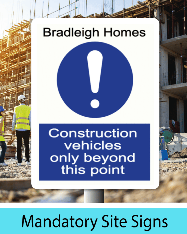 Mandatory Site Signs - Metal Faced