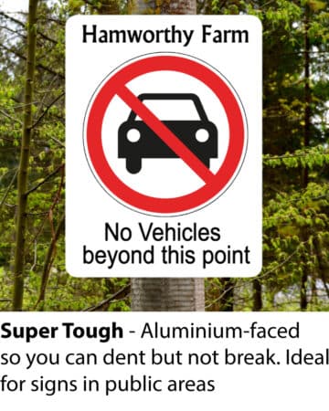 Site Information Signs - Metal Faced