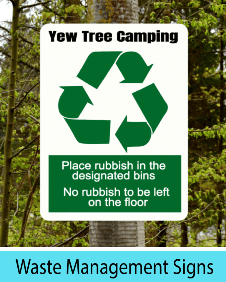 Waste Management Signs - Metal Faced