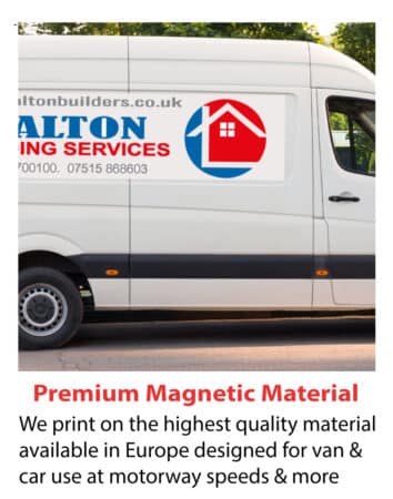 Magnetic Van & Car Signs with Super-Grip > The SignBuilder