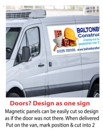 Magnetic Van & Car Signs with Super-Grip > The SignBuilder