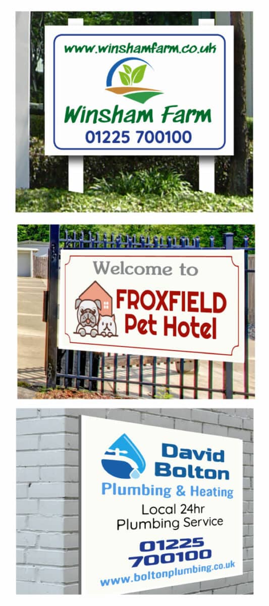 PVC Foamex Signs ..... The SignBuilder