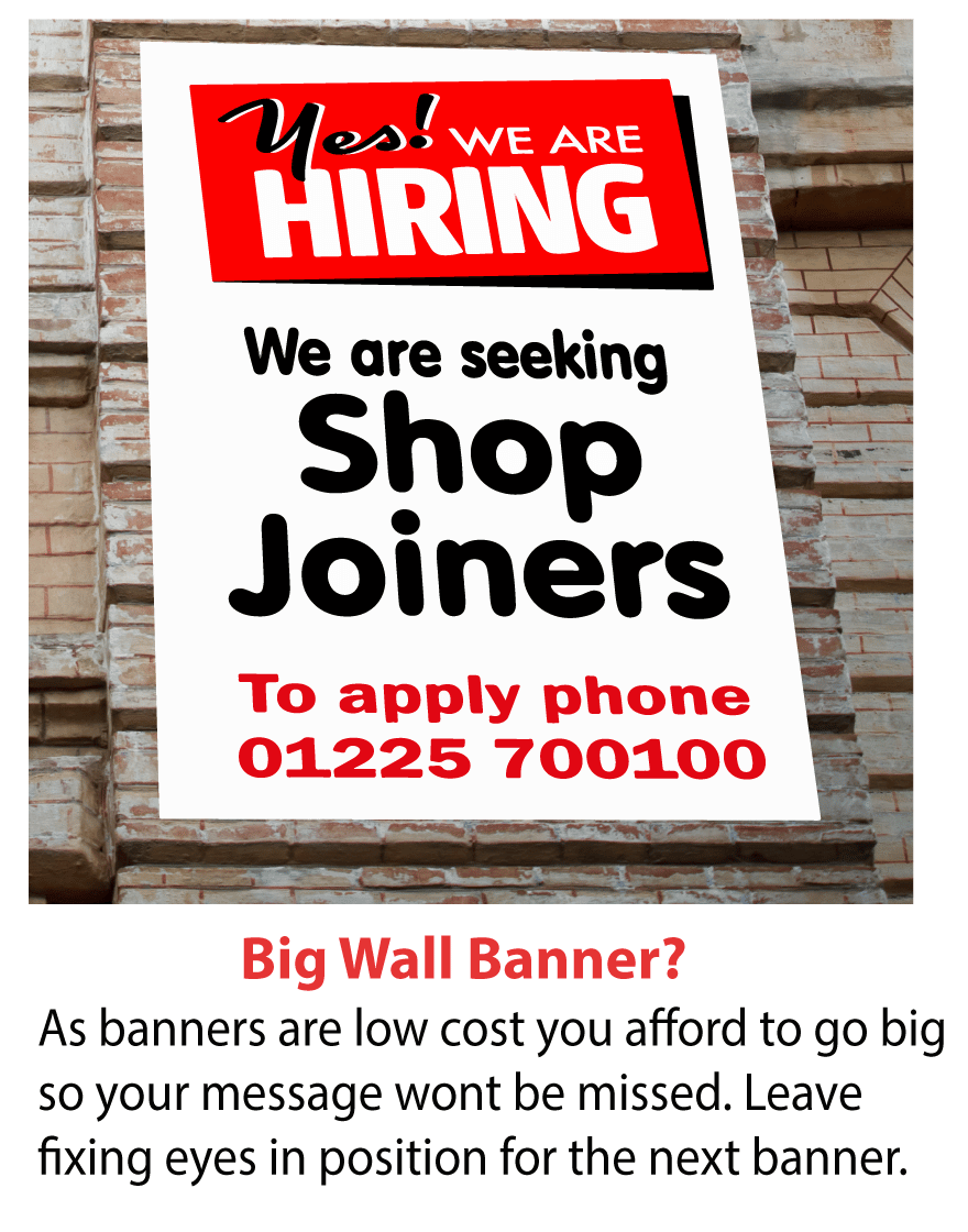 Recruitment Signage > The SignBuilder