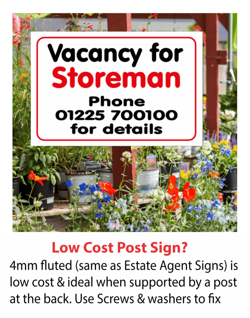 Recruitment Signage > The SignBuilder