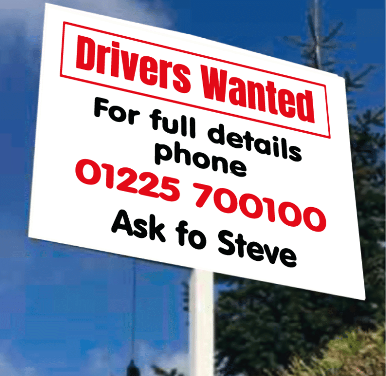 Recruitment Signs...