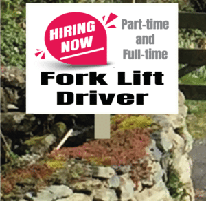 Quick Recruiting Signs Site Boards & Banners