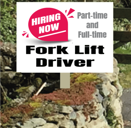 Staff Wanted Signs Site Boards & Banners