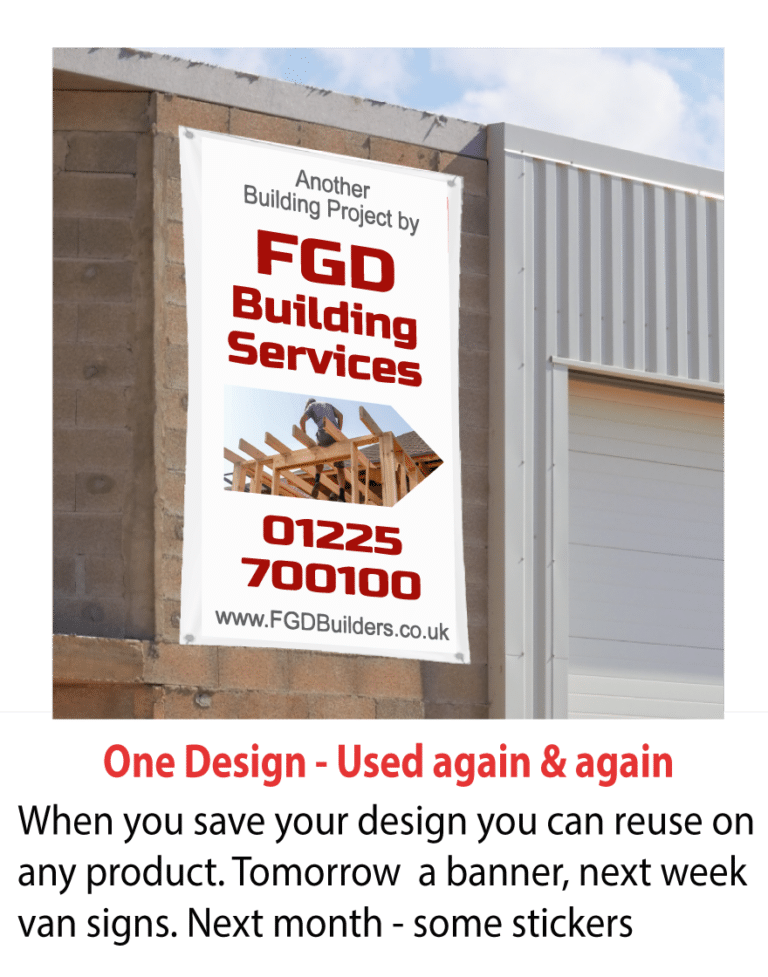 Signs & Banners for Builders, Roofers, Gardeners etc Site Boards & Banners