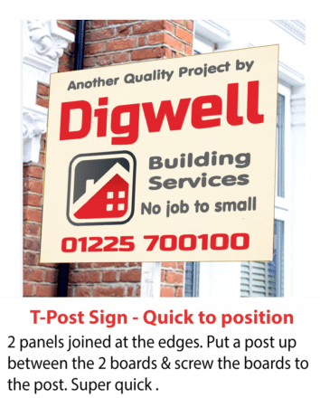 Signs & Banners for Builders, Roofers, Gardeners etc Site Boards & Banners