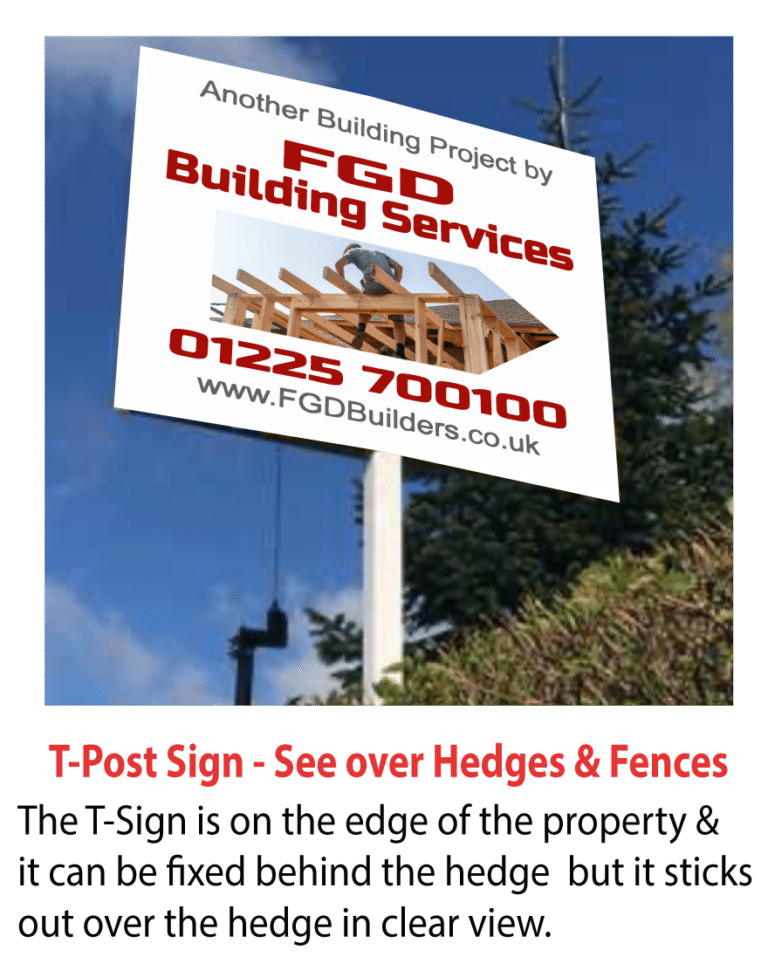 Signs & Banners for Builders, Roofers, Gardeners etc Site Boards & Banners