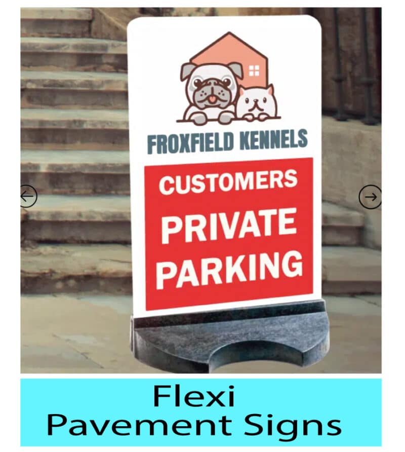 Swinging Parking Sign