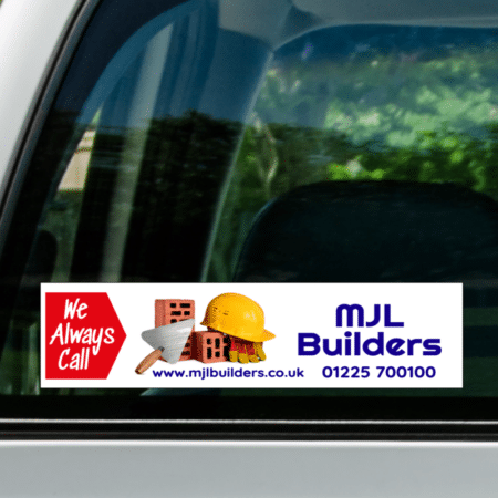 Back Window Stickers - Packs of 20