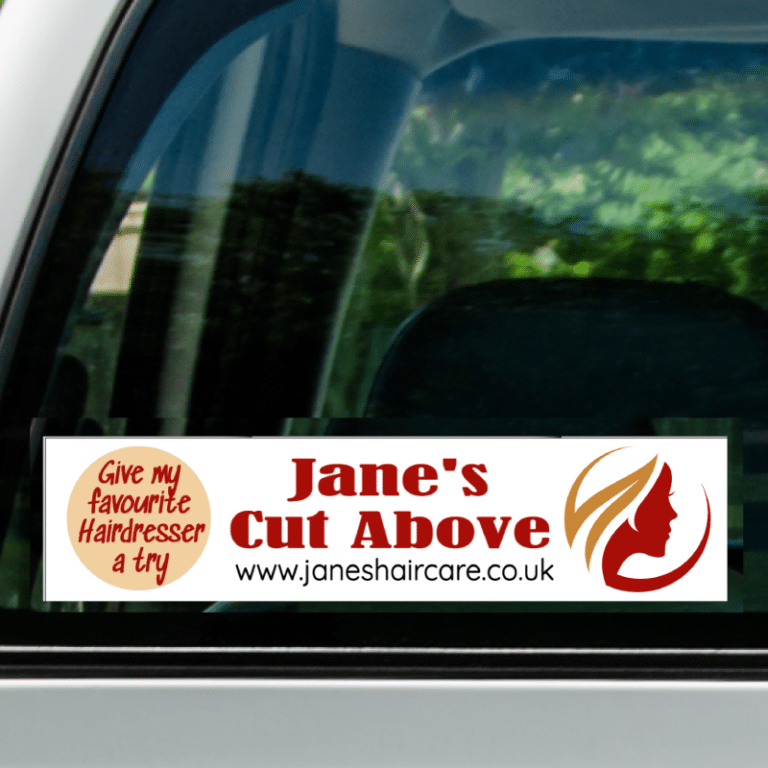 Back Window Stickers - Packs of 20