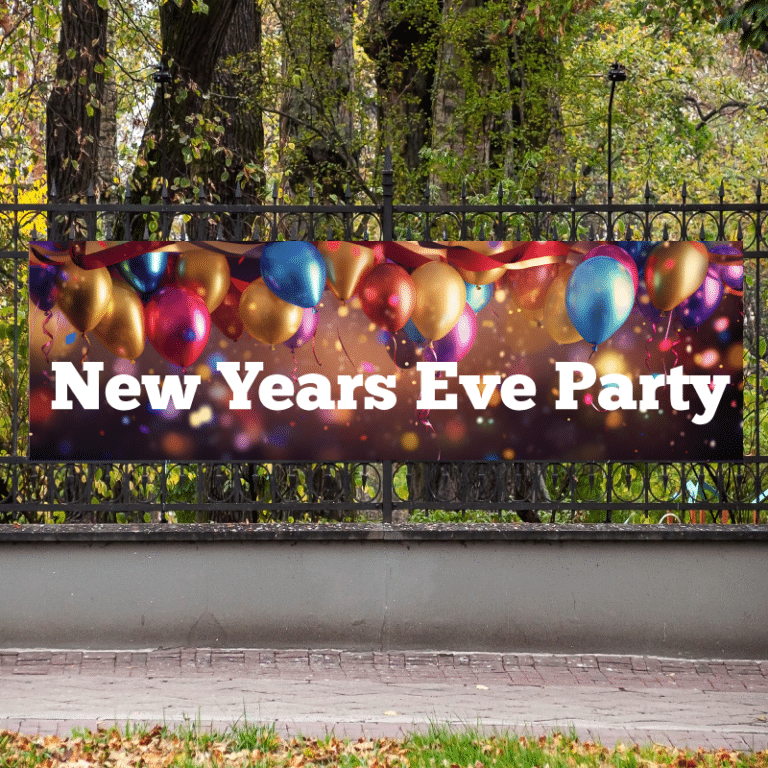 Party Banners with Rip-Stop