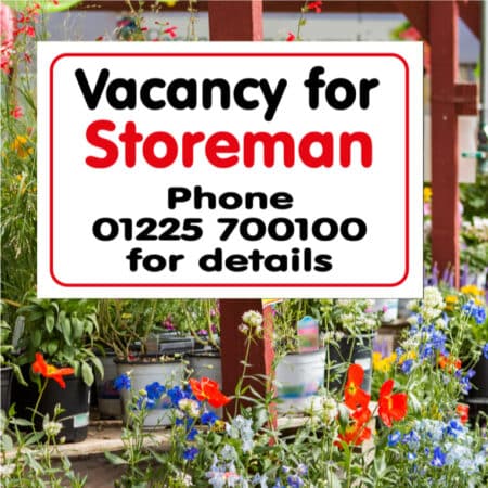 Quick Recruiting Signs Site Boards & Banners