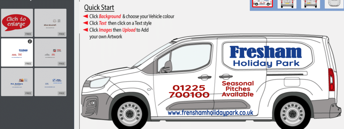 Graphics for Vauxhall Combo