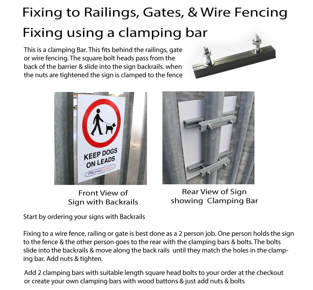 How to fit to Railings, Gates & Wire Fencing