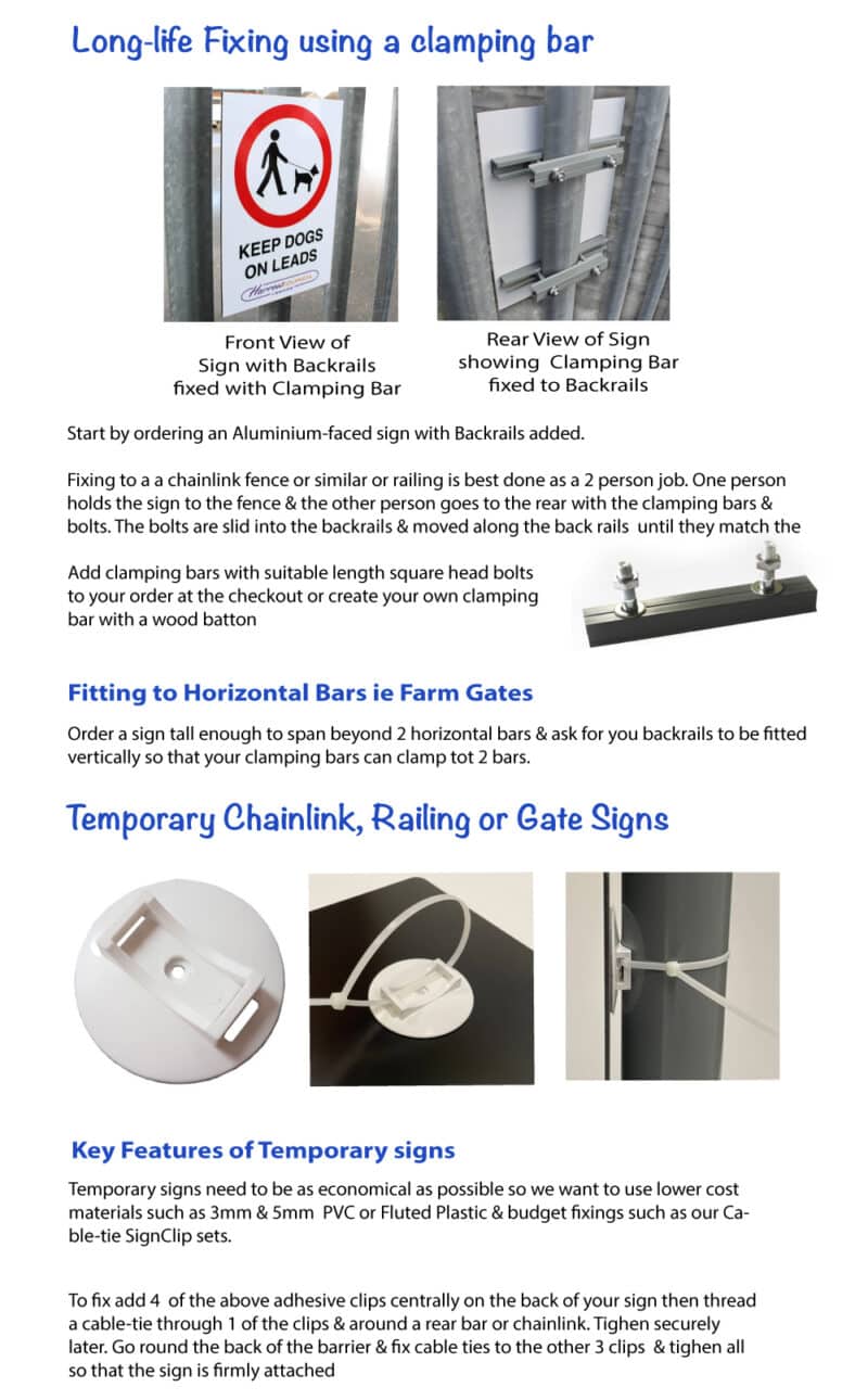 How to fit to Railings, Gates & Wire Fencing