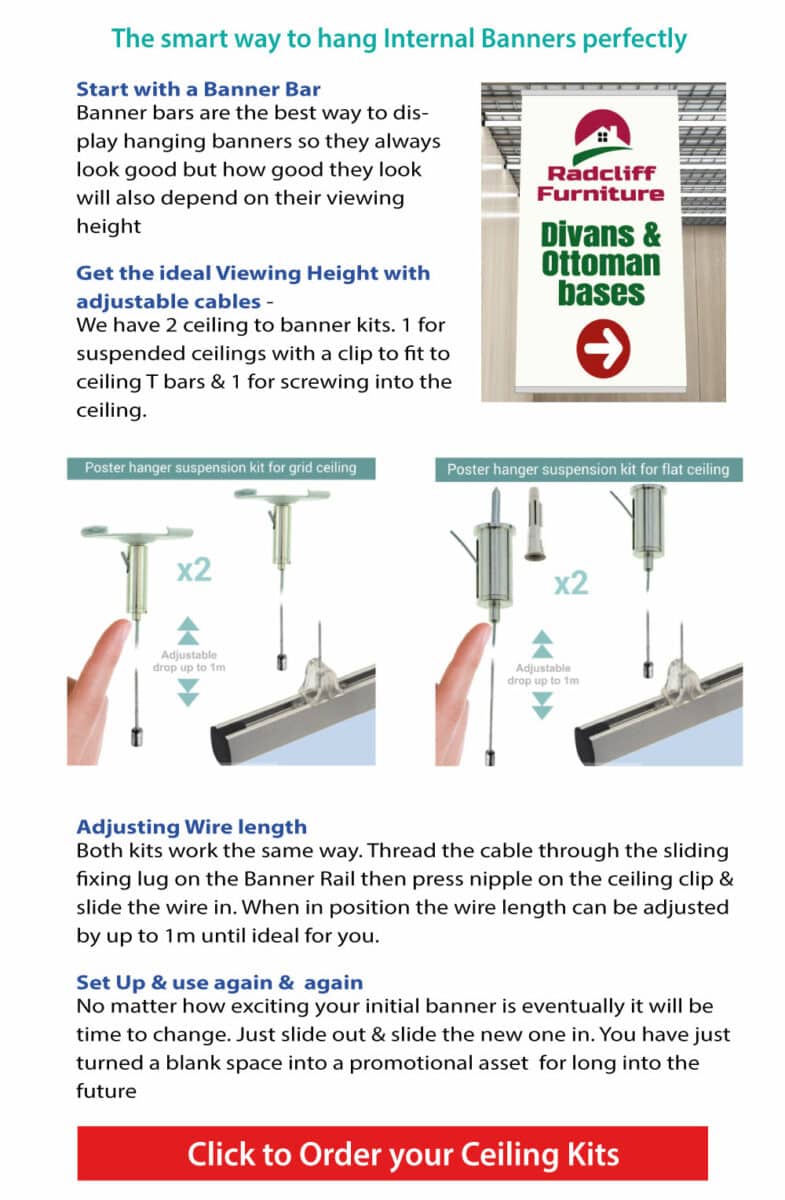 The Smart way to Hang Internal Banners