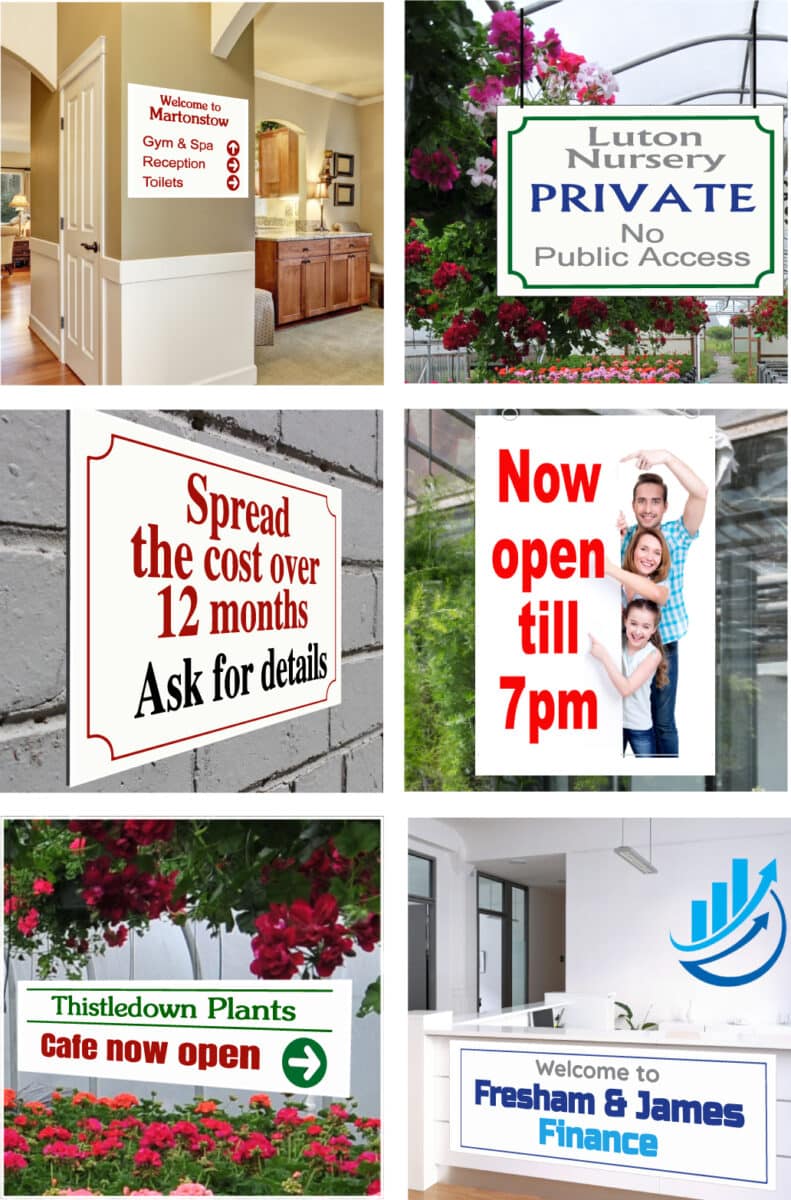 3mm PVC Sign Boards The SignBuilder